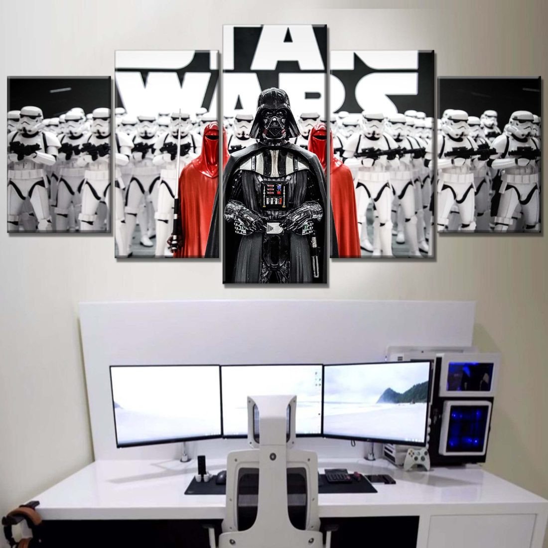 Tableau Star Wars Dark Vador et Stormtrooper 16