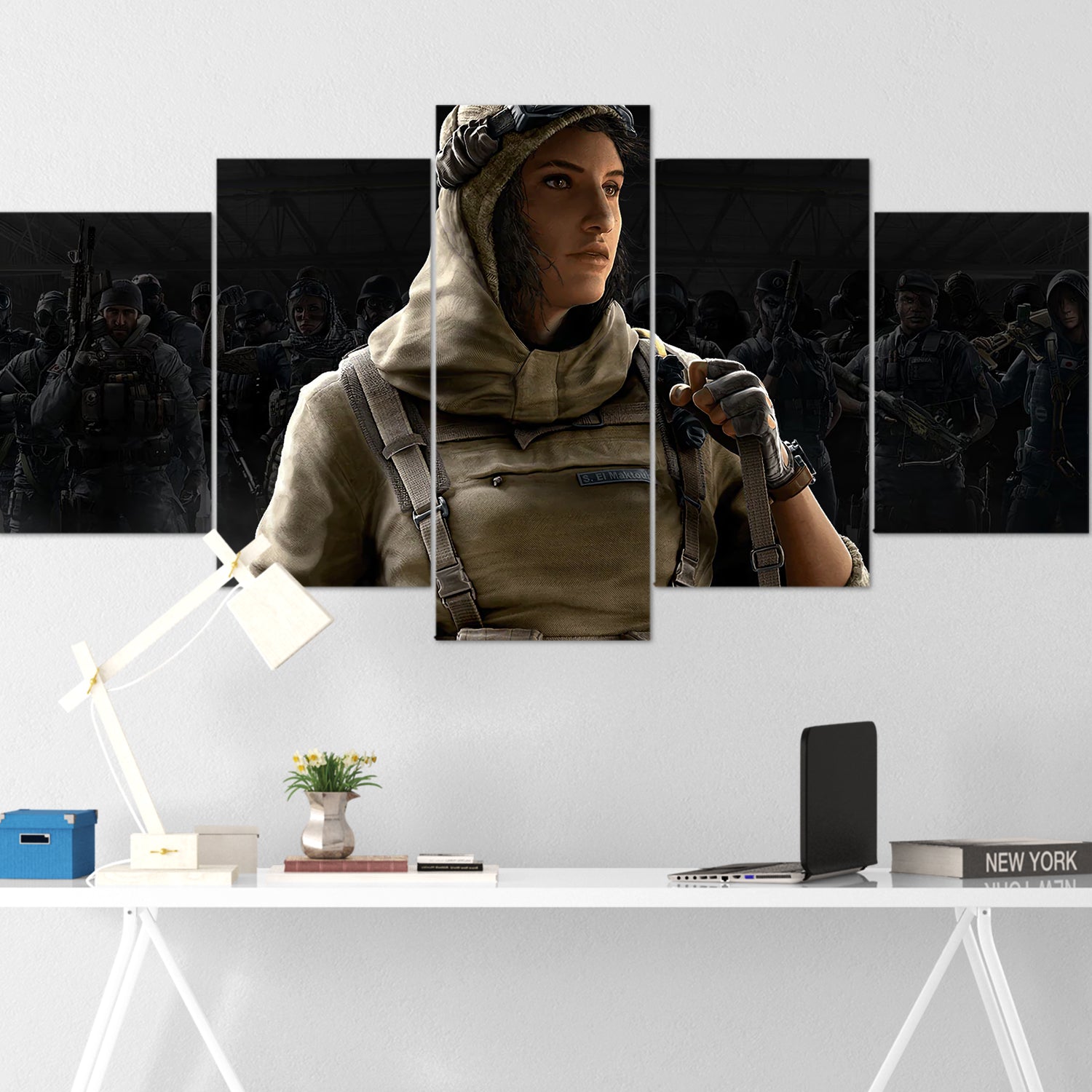 Tableau Tom Clancy's - Valkyrie & Blackbeard 5 pièces Peinture sur ...